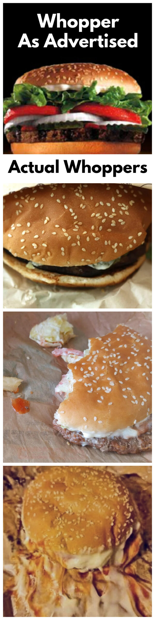 Burger King Class Action Lawsuit for Whopper Misrepresentation